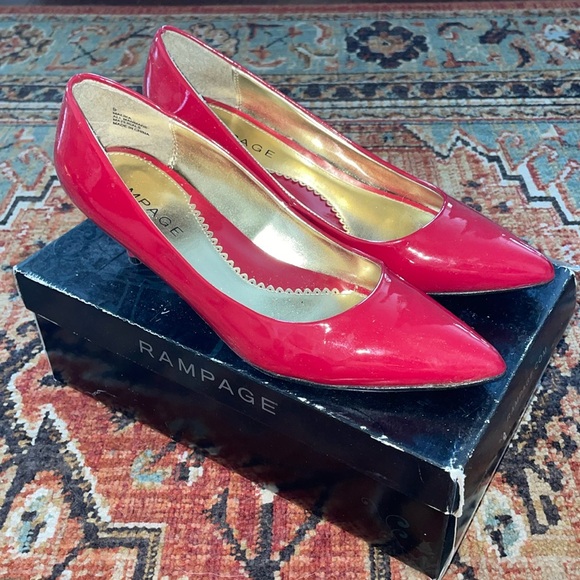 Rampage | Shoes | Red Patent Heels | Poshmark